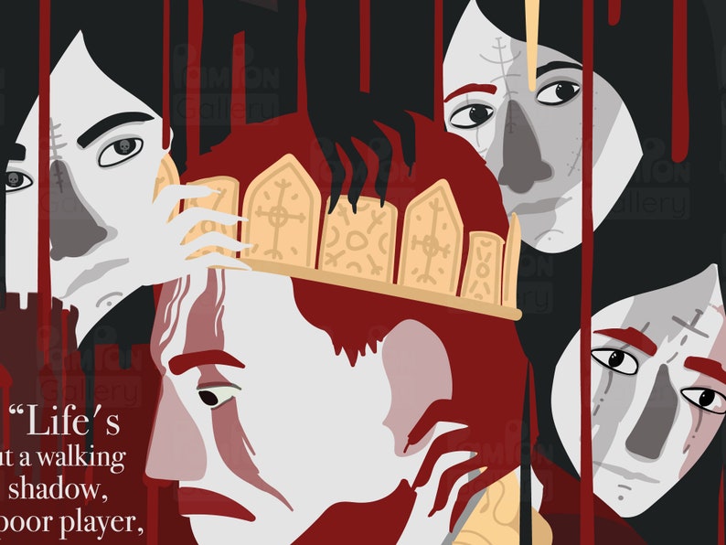 Macbeth Print English Literature Printable Poster Wall Art Classroom ...