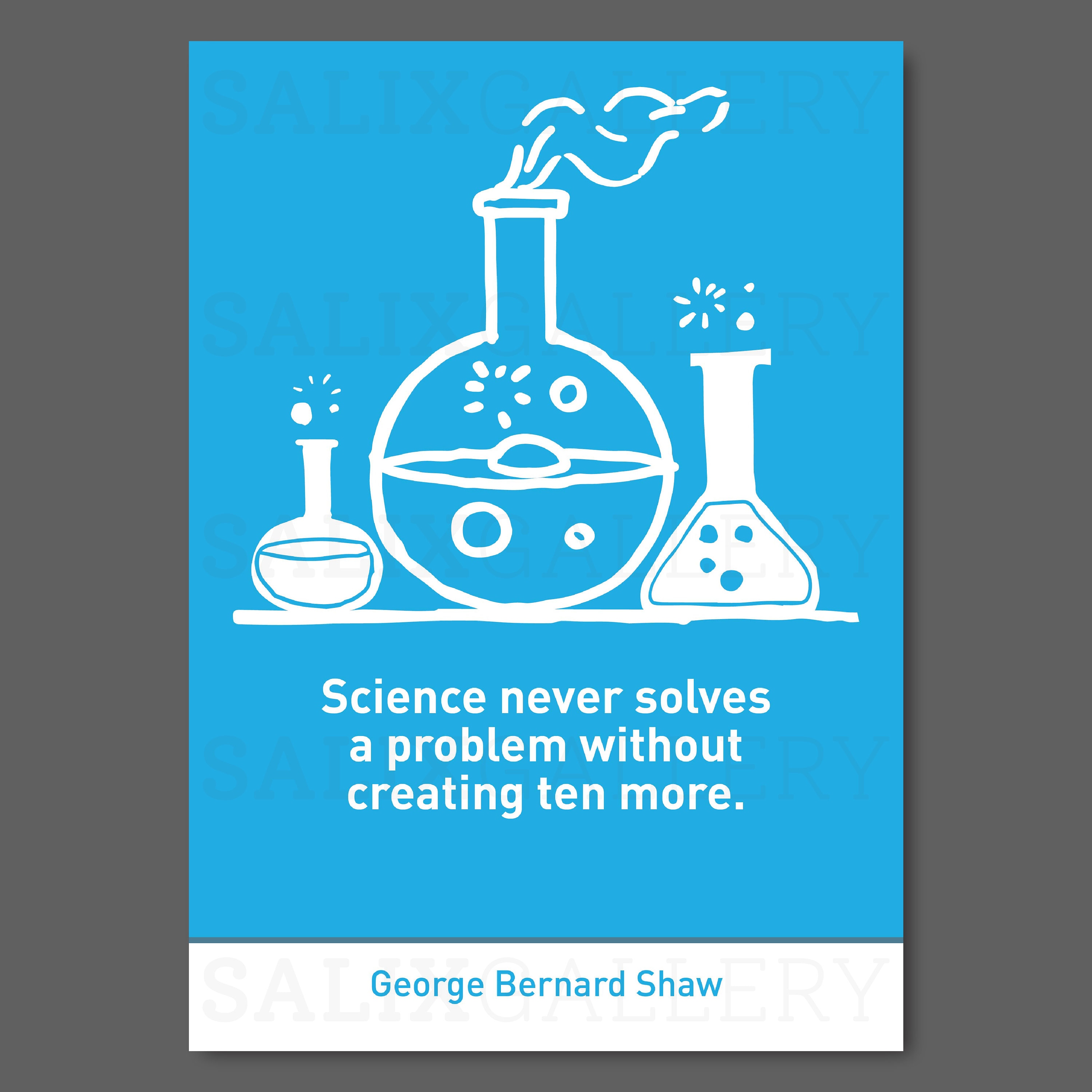 Science Quotes Posters: Colorful Classroom Decor, Set of 6 - Etsy