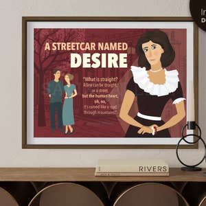 A Streetcar Named Desire Printable Poster | English Classroom Wall Art ...