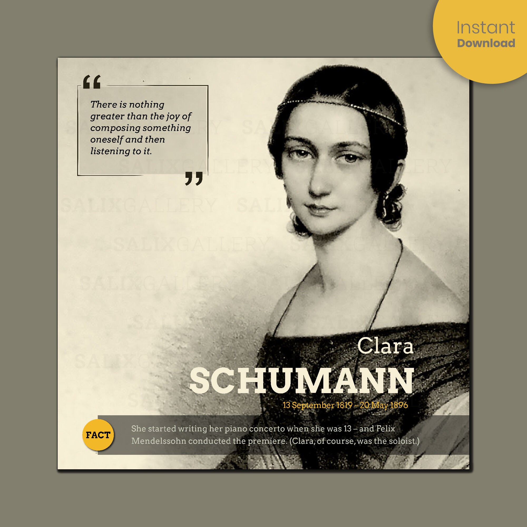 Music Room Posters Music Room Decorations Composers Music Art Print ...