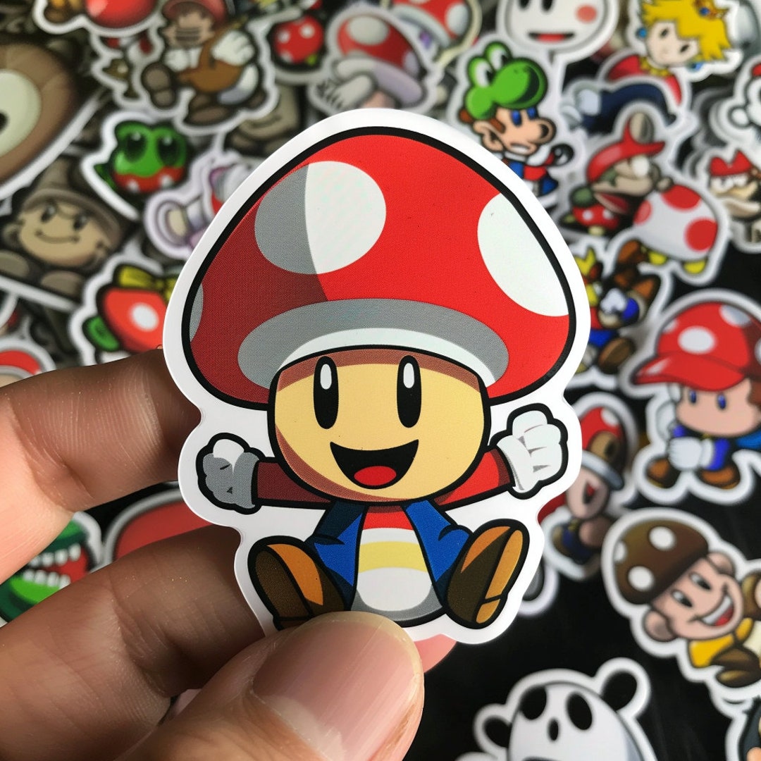 Toad-tally Awesome: Super Mario Toad Character Clip Art Collection - Etsy