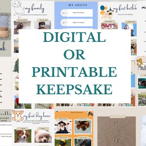 Puppy Photo Album Puppy Baby Book Puppy Mom Dog Mom Puppy Parent Puppy ...