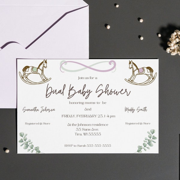 Joint Baby Shower - Etsy