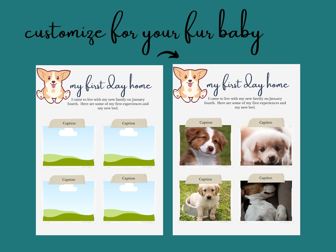 Puppy Photo Album Puppy Baby Book Puppy Mom Dog Mom Puppy Parent Puppy ...