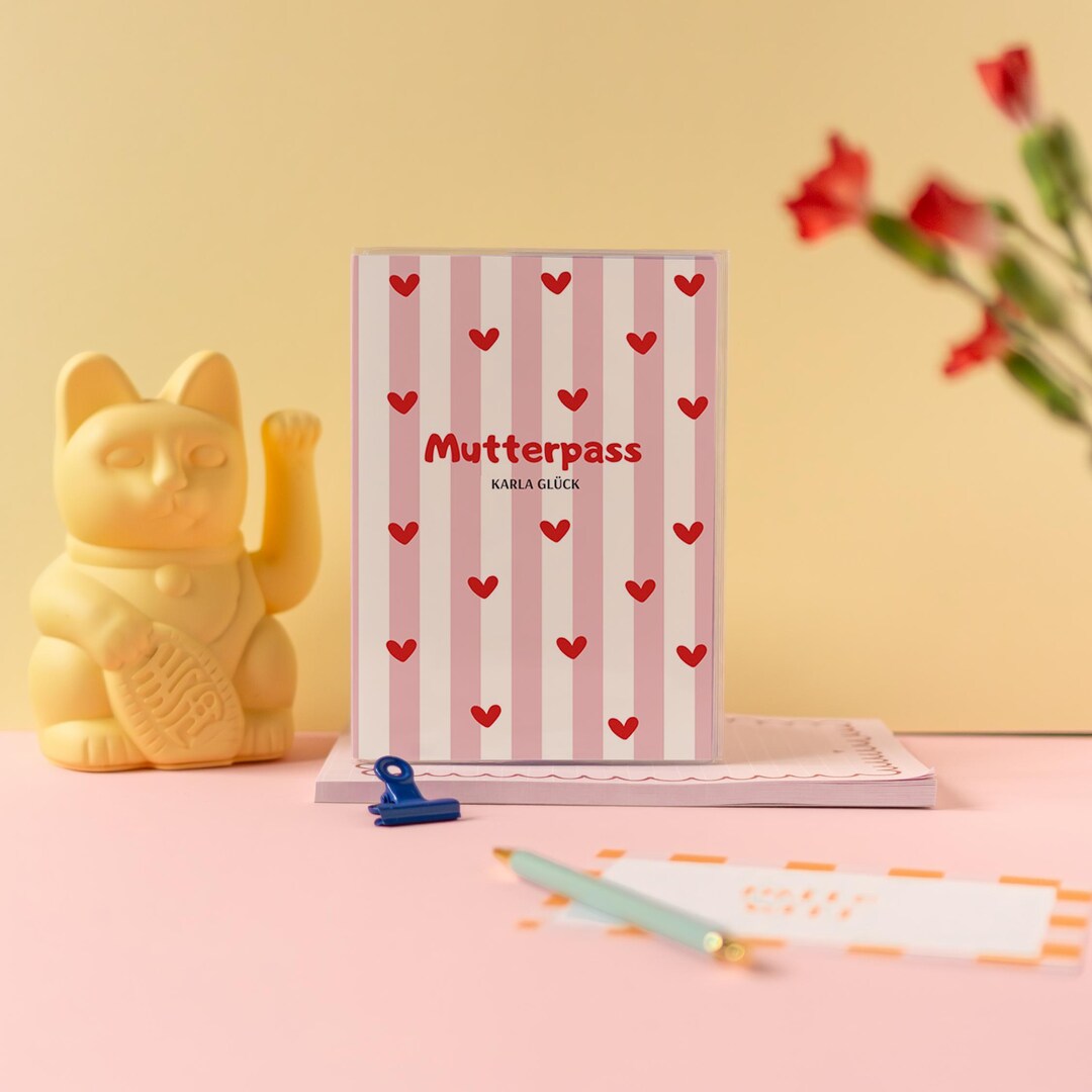 Mutterpasshülle Personalisiert Mit Namen | Hülle Mutterpass | Geschenk ...