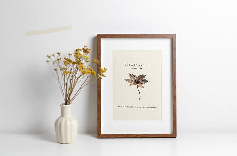 Wildflower Art Print Indigo Rm BTS Art illustration Lowkey Kpop Prints ...