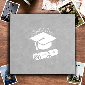 Personalized Graduation Guest Book: Photo Album, Memory Keepsake - Etsy