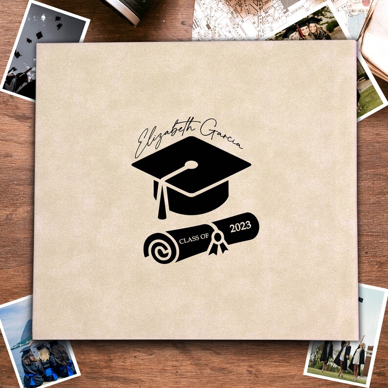 Personalized Graduation Guest Book: Photo Album, Memory Keepsake - Etsy