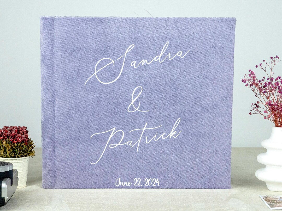 Lilac Wedding Photo Album Luxury Wedding Album Including Design ...