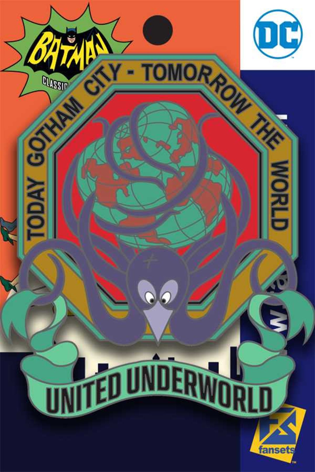 DC Comics Batman 1966 Collection UNITED UNDERWORLD Series 1 Logos 55 ...