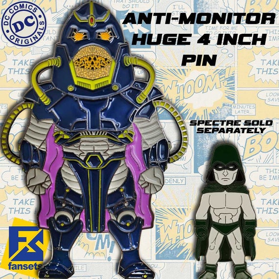DC Comics Classic ANTI MONITOR Licensed Fansets Pin - Etsy