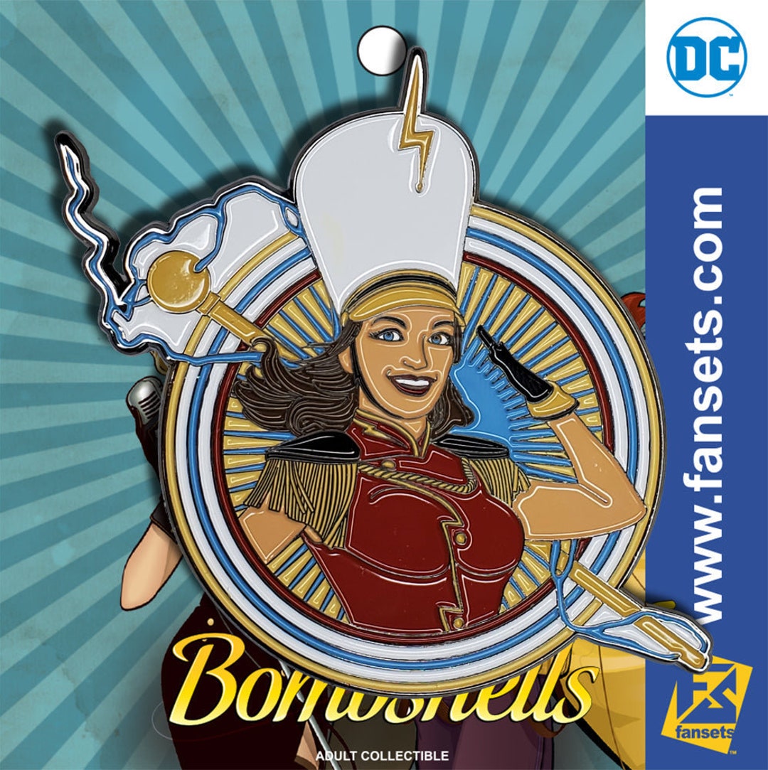 DC Comics Bombshells MARY MARVEL Badge Licensed Fansets Pin - Etsy