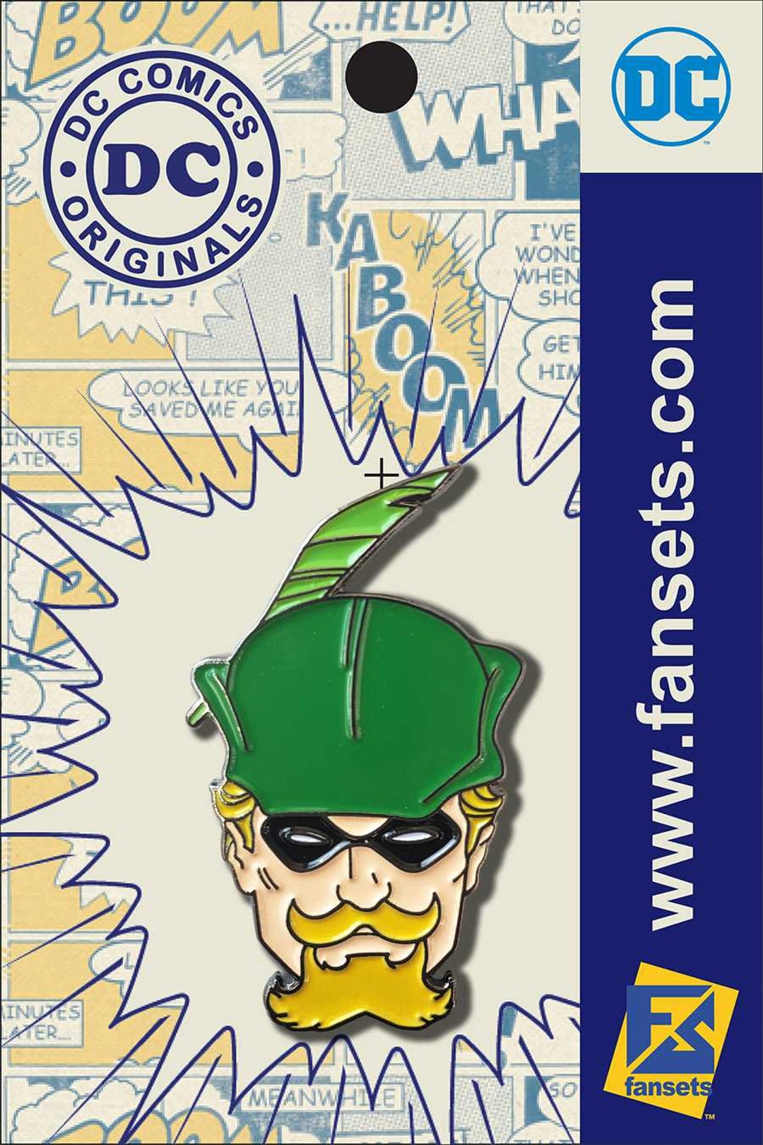 DC Comics Classic Green Arrow Hero Head Licensed Fansets Pin - Etsy
