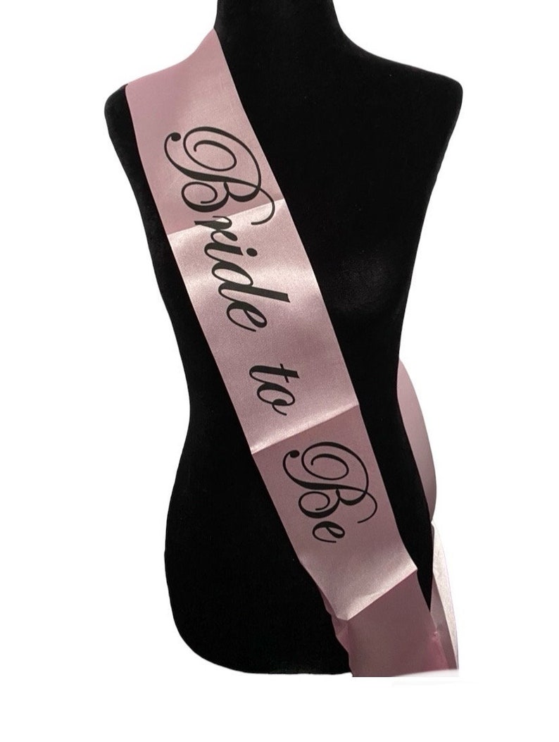 Pink Bride to Be Sash: Bachelorette Party Bridal Shower - Etsy