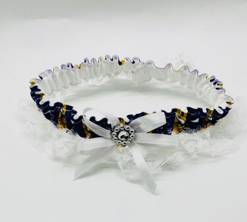 Vikings Inspired Wedding Garter, Sports Garter, Minnesota Inspired ...