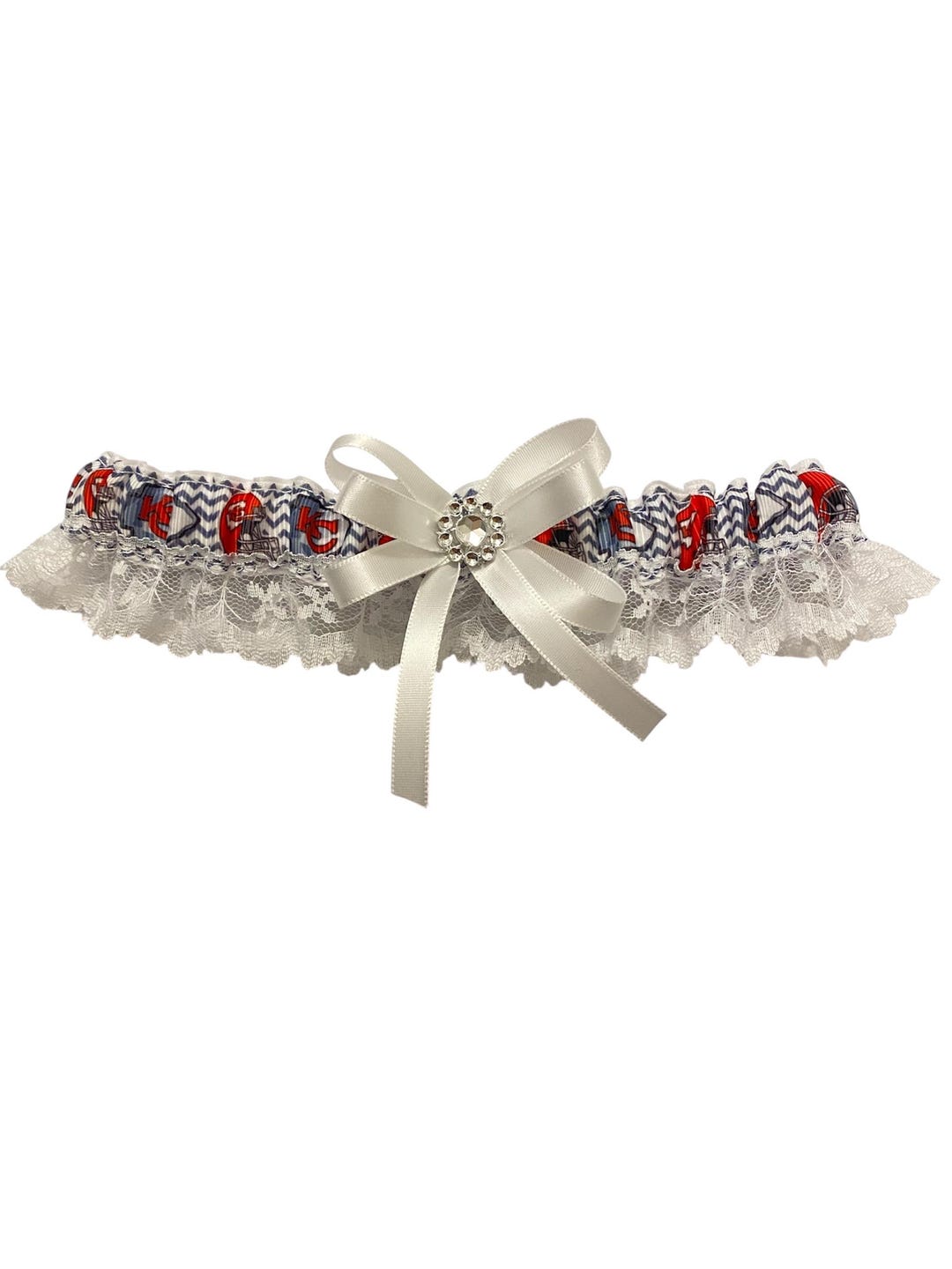 Kansas City Chiefs Wedding Garter: Handmade Sports Team Accessory - Etsy