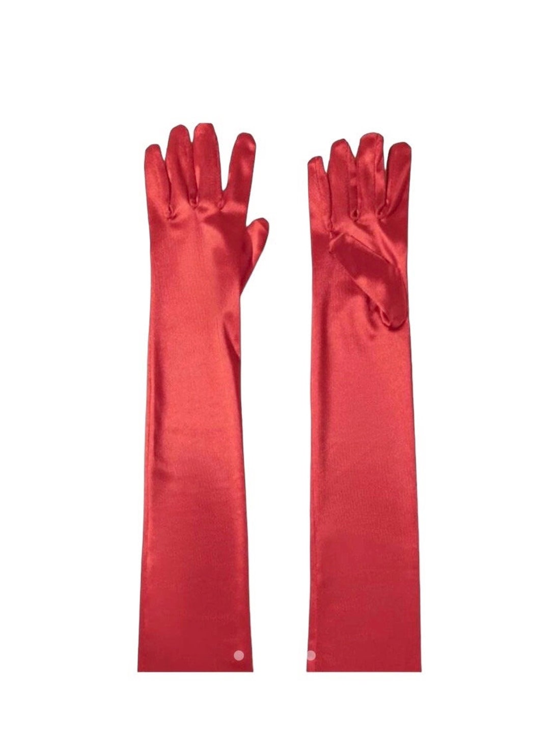 Red Long Formal Gloves - Etsy