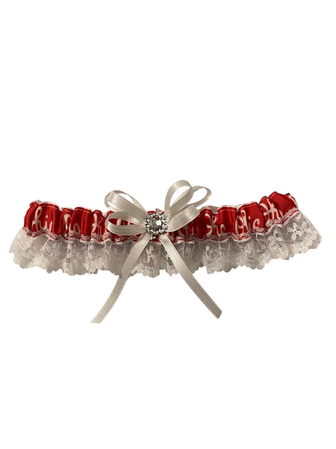 Ohio Inspired Wedding Garter, Sports Garter, Wedding Accessory, Gifts ...
