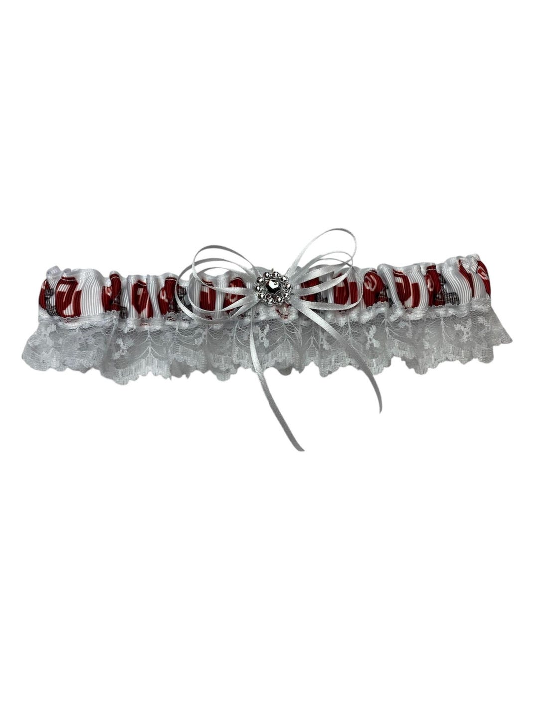 Oklahoma Inspired Wedding Garter, Sports Garter, Wedding Accessory ...