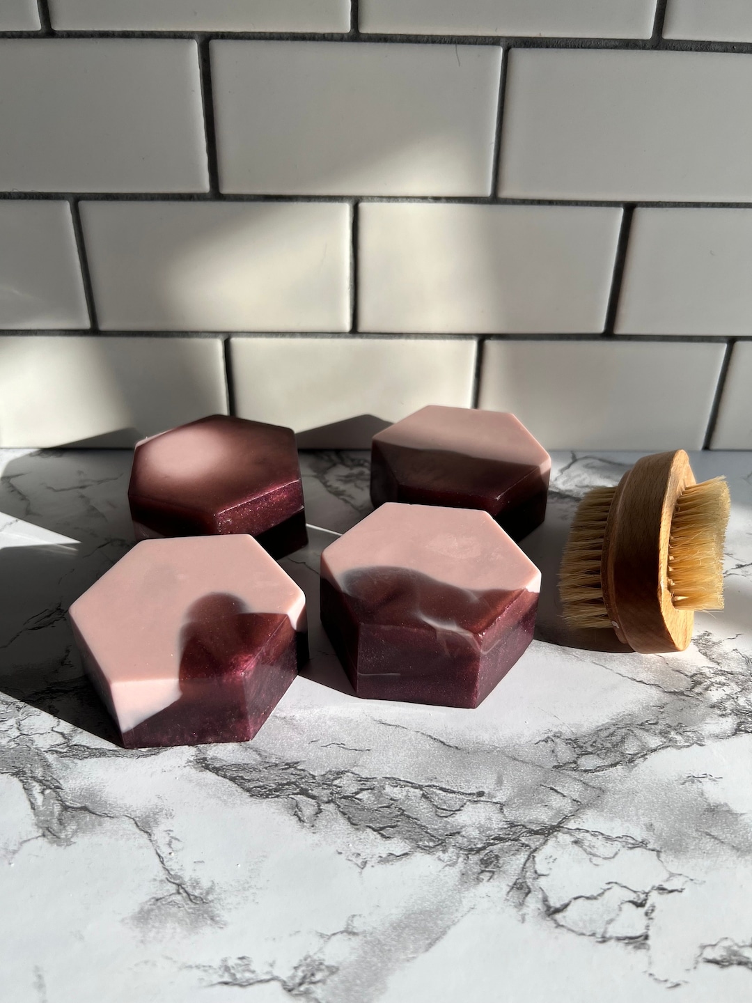 Handmade Berry Blush Soap: Vegan Glycerin Soap, Sweet Scent - Etsy