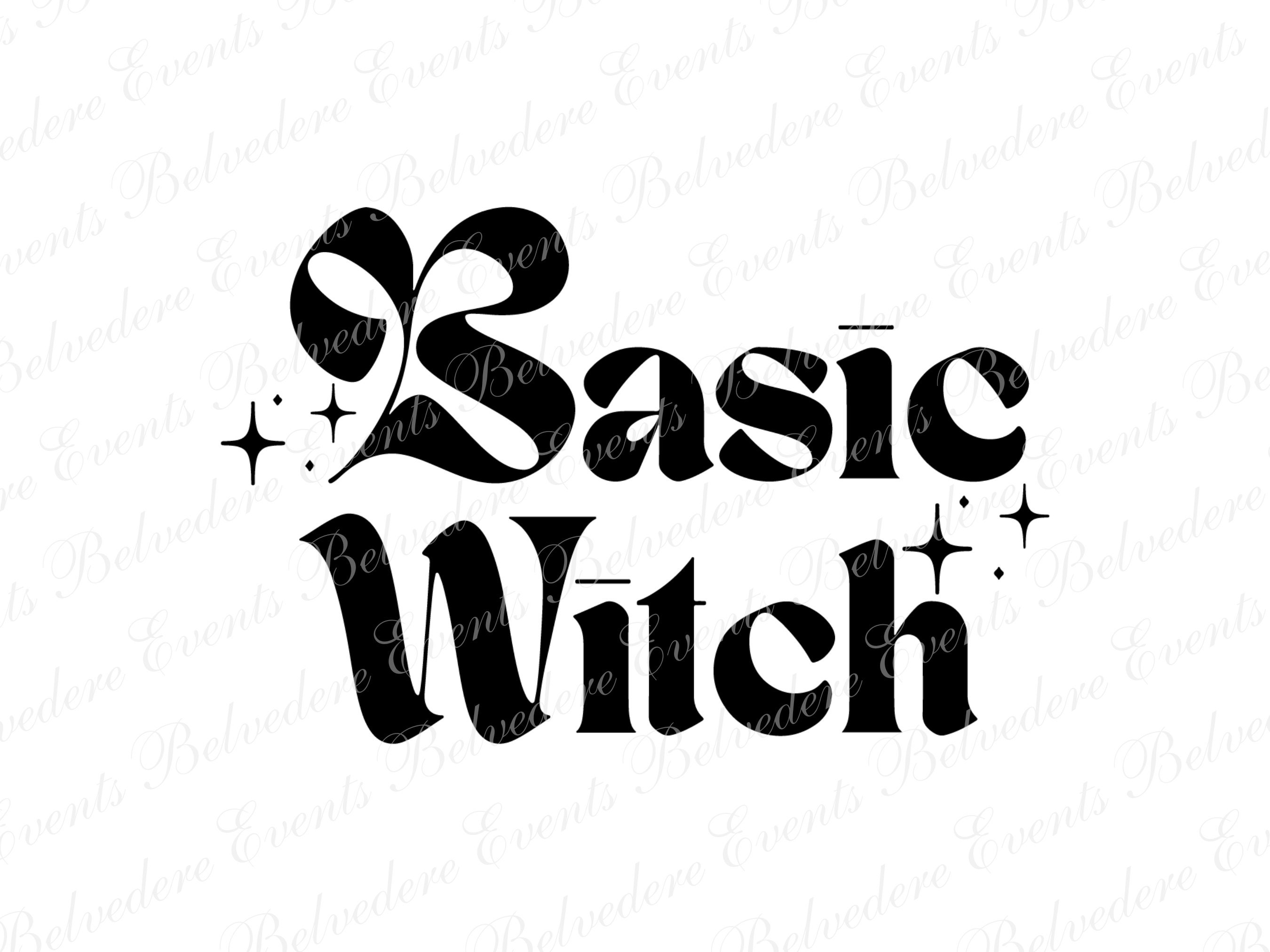 Basic Witch Svg Witch Svg Witch Clipart Halloween - Etsy