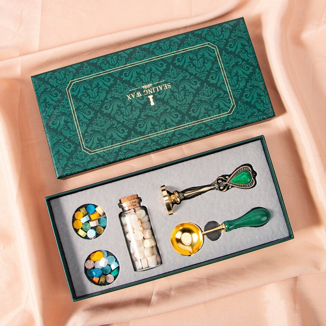 Wax Seal Stamp Kit Custom Wax Stamps Set Custom Wax Seals - Etsy