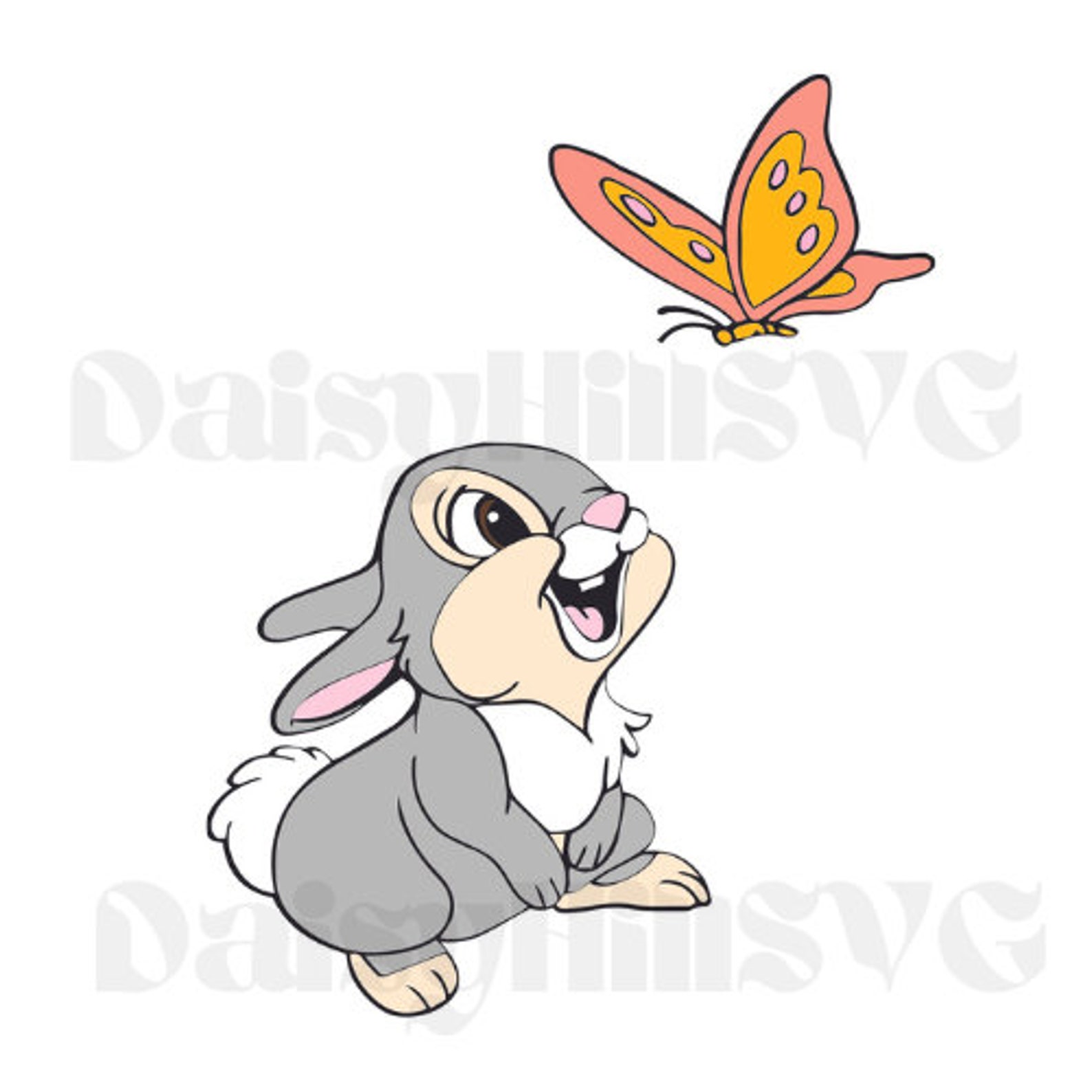 Thumper Butterfly SVG, PNG, JPEG - Etsy