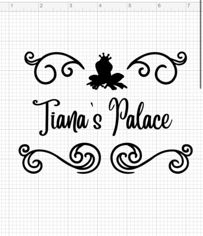 Tianas Palace SVG, PNG, DXF, Digital File - Etsy