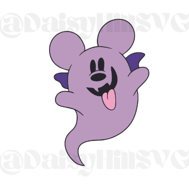 Ghost Mickey SVG, PNG, JPG - Etsy