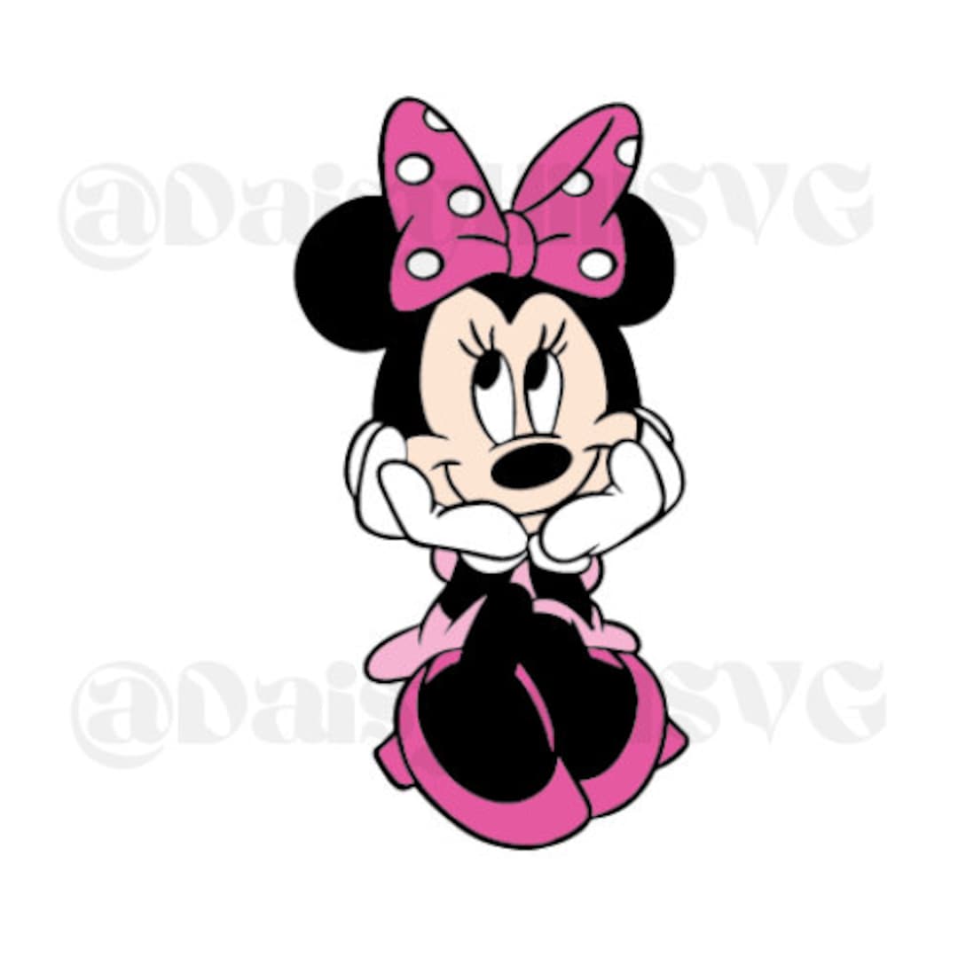 Minnie Sitting SVG, PNG, JPG - Etsy