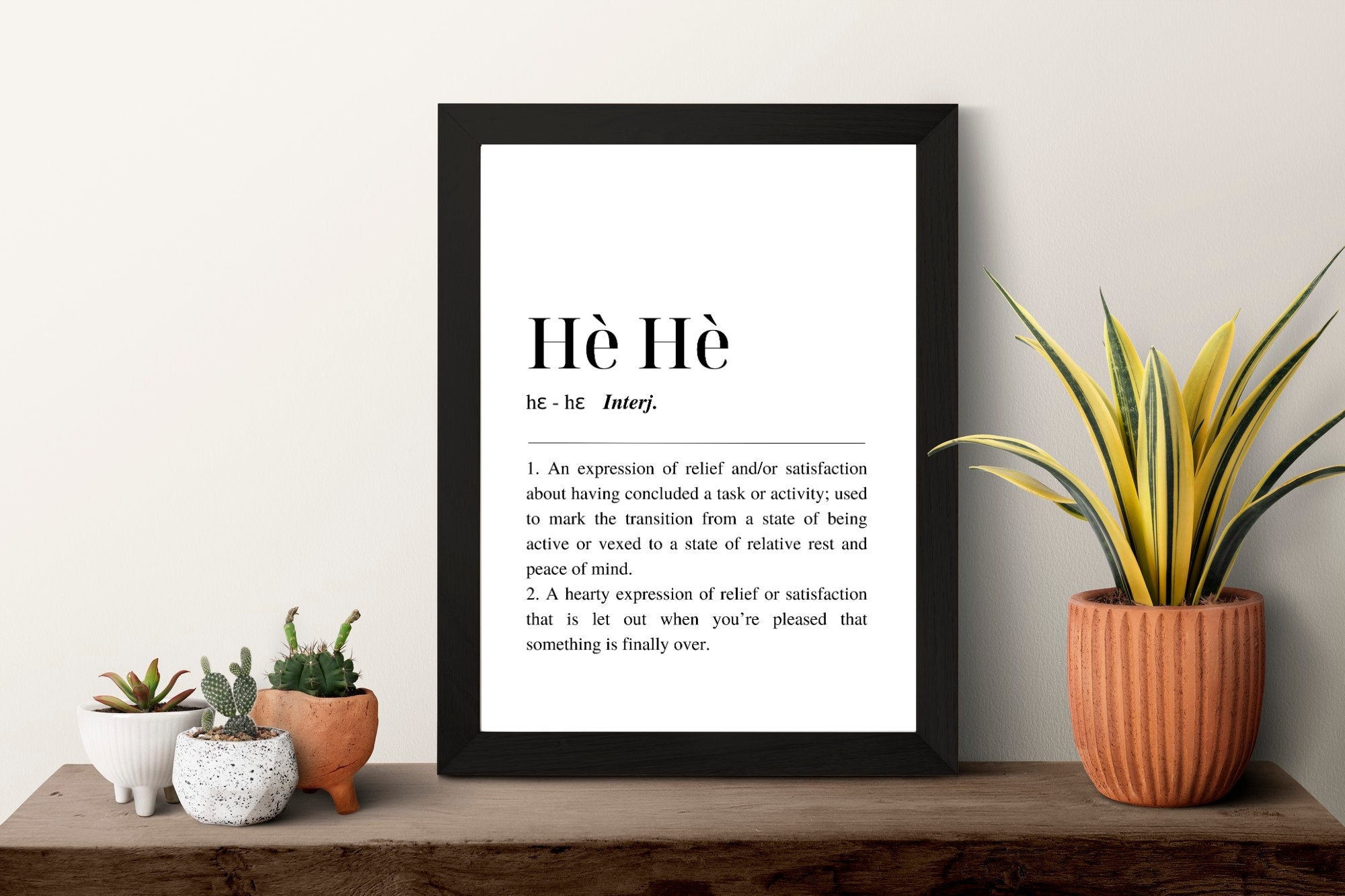 Hè Hè Definition Print INSTANT DOWNLOAD Dutch Printable Art Dictionary ...