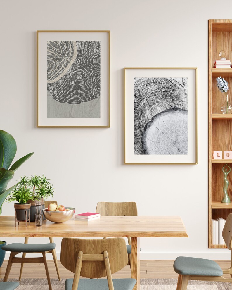 Tree Ring Printable Tree Stump Prints Digital Print Tree Ring Print ...