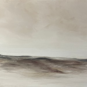 Muted Landscape INSTANT DOWNLOAD Abstract Art Print Brown/beige ...