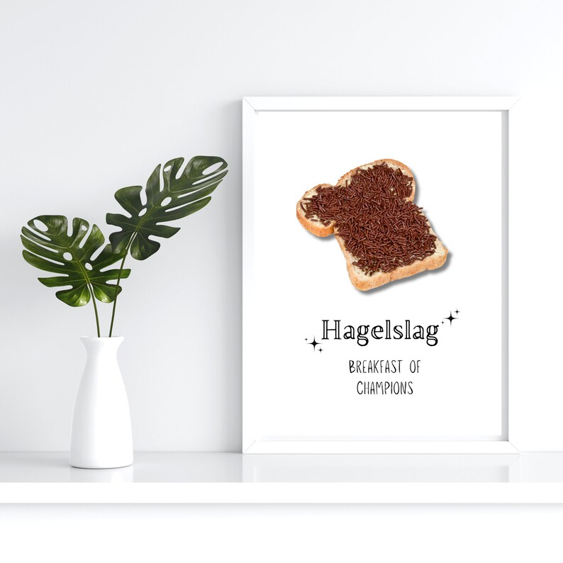 Hagelslag Dutch Print Dutch Printable Art Dictionary Print Dutch Gifts ...