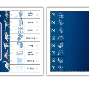 Bedtime Routine Kids Daily Schedule Editable Chore Chart Dinosaures ...