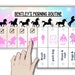 Bedtime Routine, Kids Daily Schedule, Editable Chore Chart Unicorns ...
