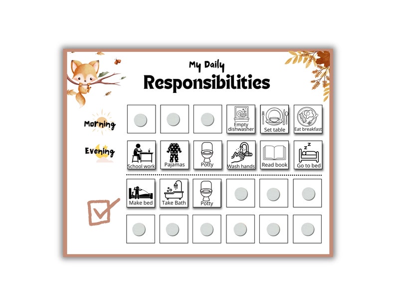 Kids Daily Schedule Bedtime Routine Preschool Calendar Toddler Chore ...