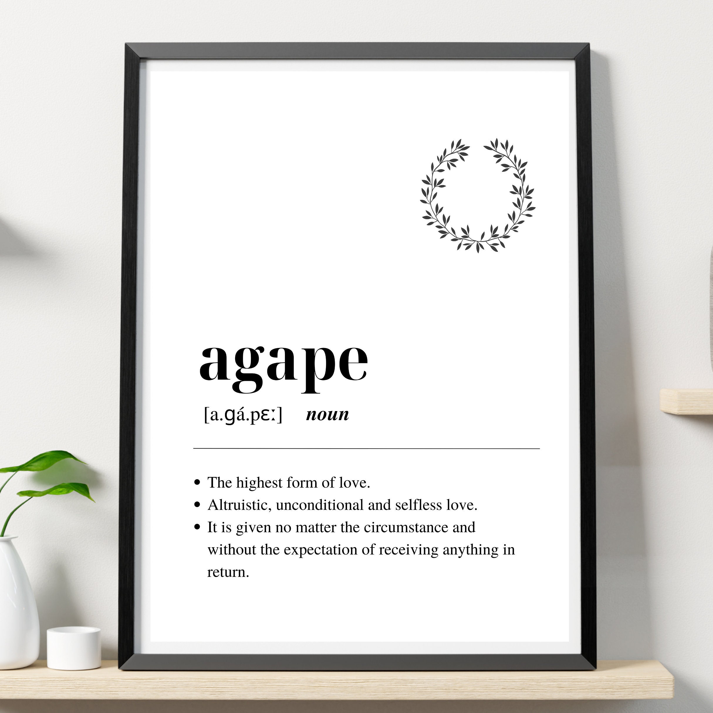 Greek Agape Art INSTANT DOWNLOAD Greek Poster Anniversary Gift Greek ... Greek Agape Art INSTANT DOWNLOAD Greek Poster Anniversary Gift Greek ...