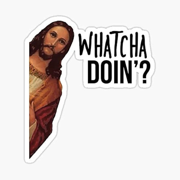 Jesus With Cats - Etsy