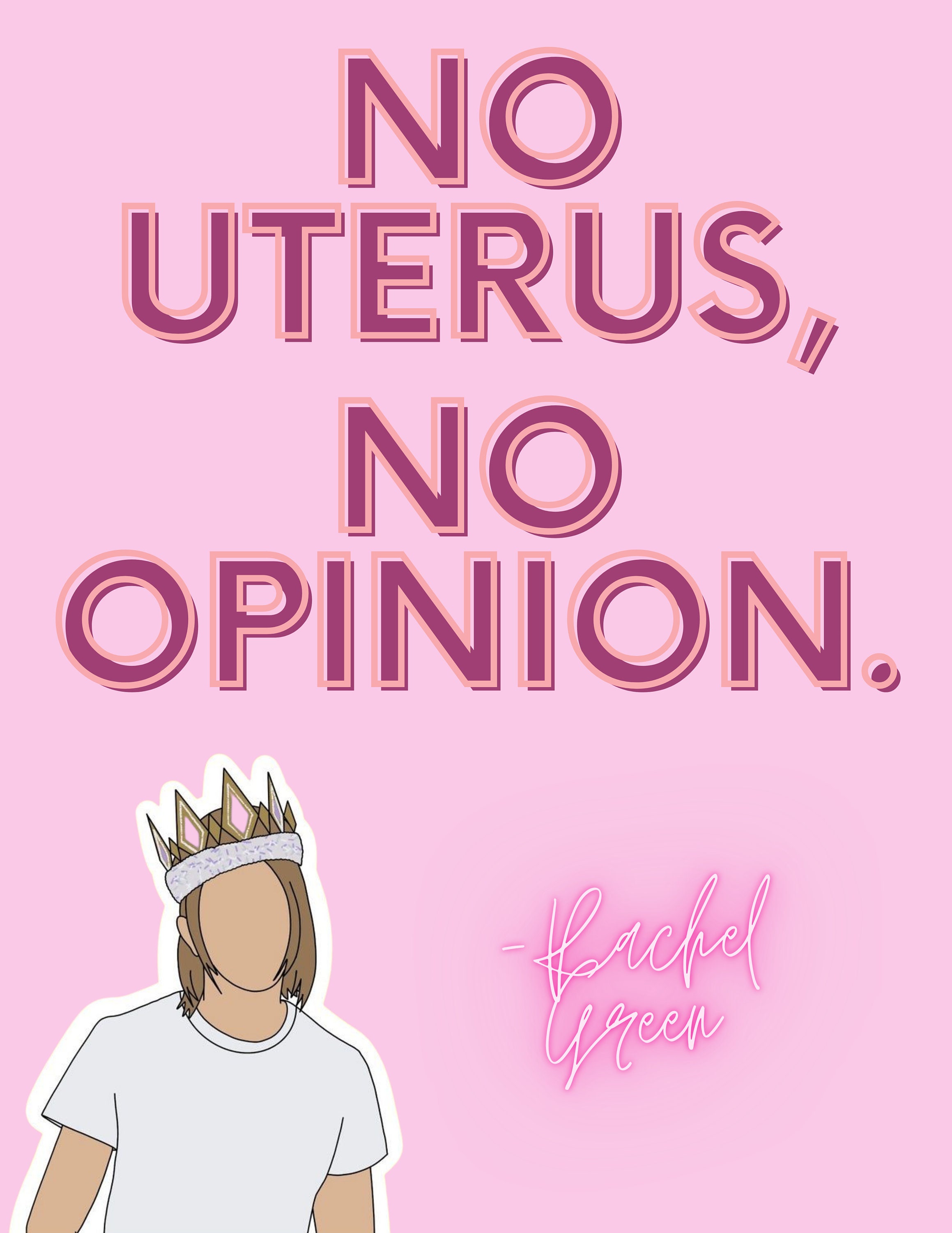 Friend's Themed Wall Decor, Rachel Green Quotes, Friends Themed Posters ...