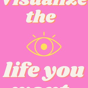 Pink Colored Wall Art, Pink Posters, Set of 7 Pink Prints, Digital ...