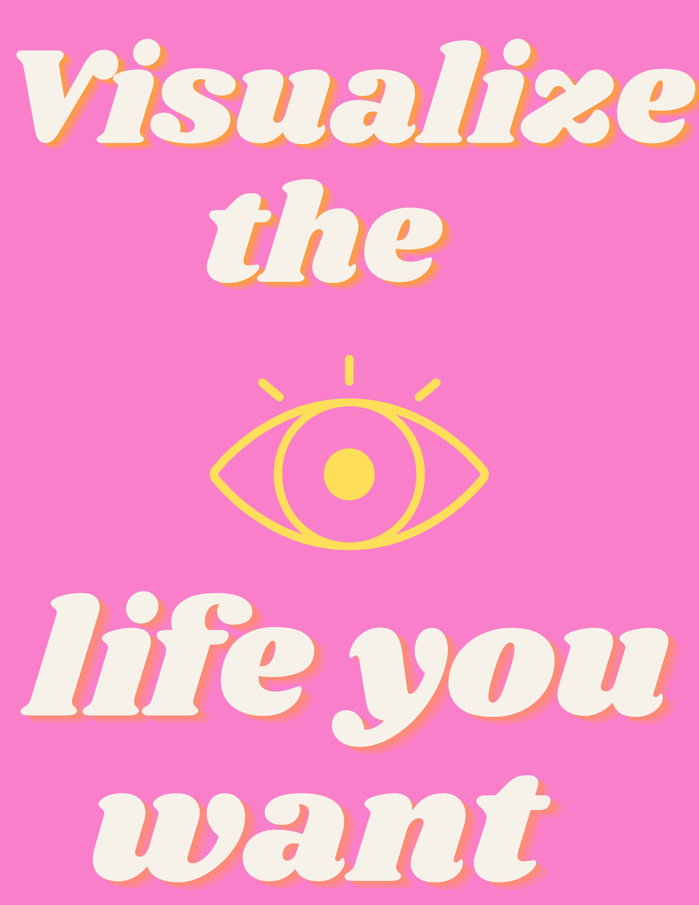 Pink Colored Wall Art, Pink Posters, Set of 7 Pink Prints, Digital ...