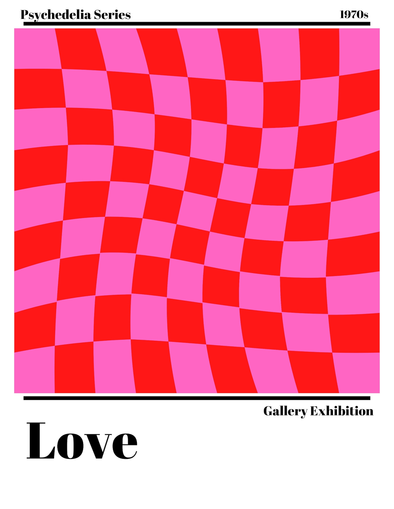 Pink Colored Wall Art, Pink Posters, Set of 7 Pink Prints, Digital ...