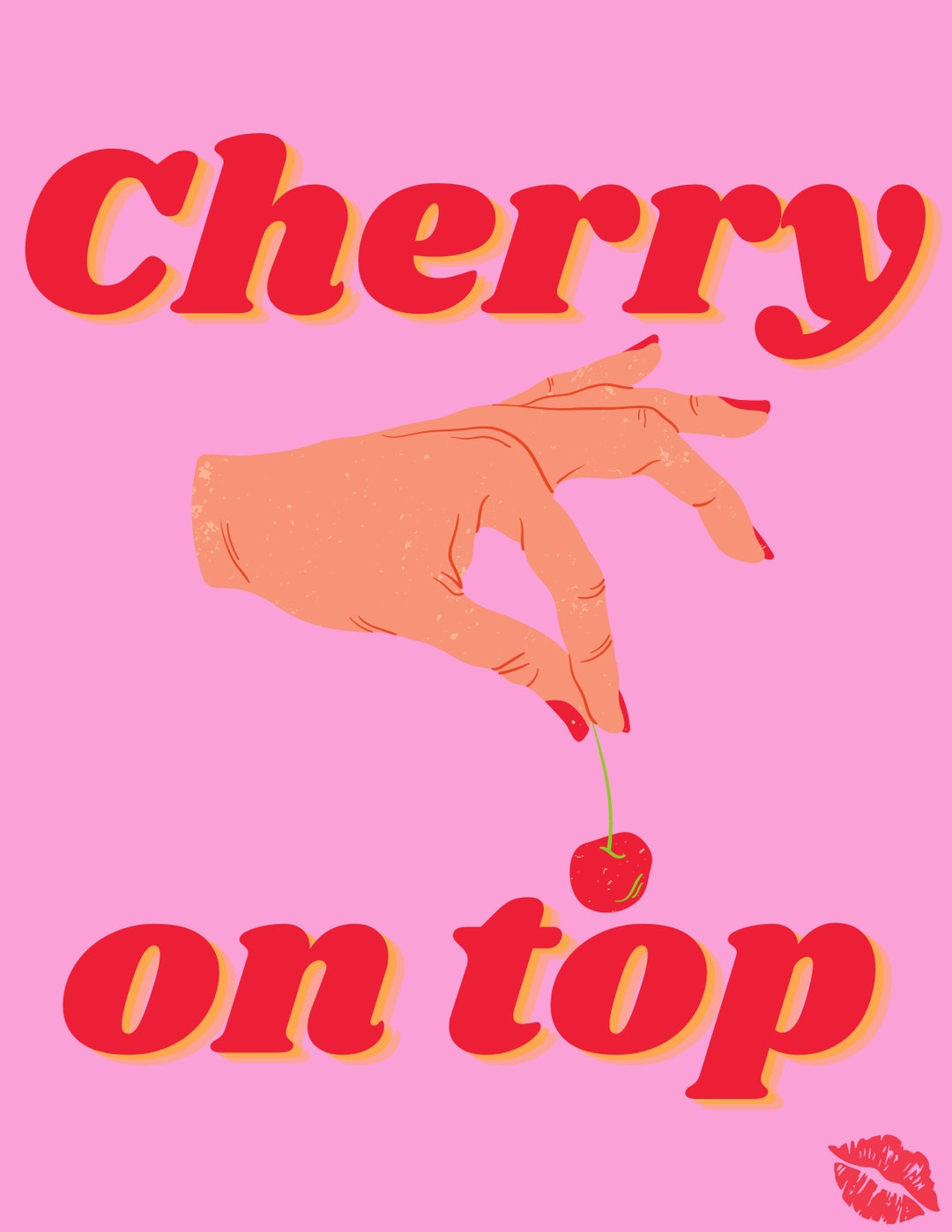 Pink Colored Wall Art, Pink Posters, Set of 7 Pink Prints, Digital ...