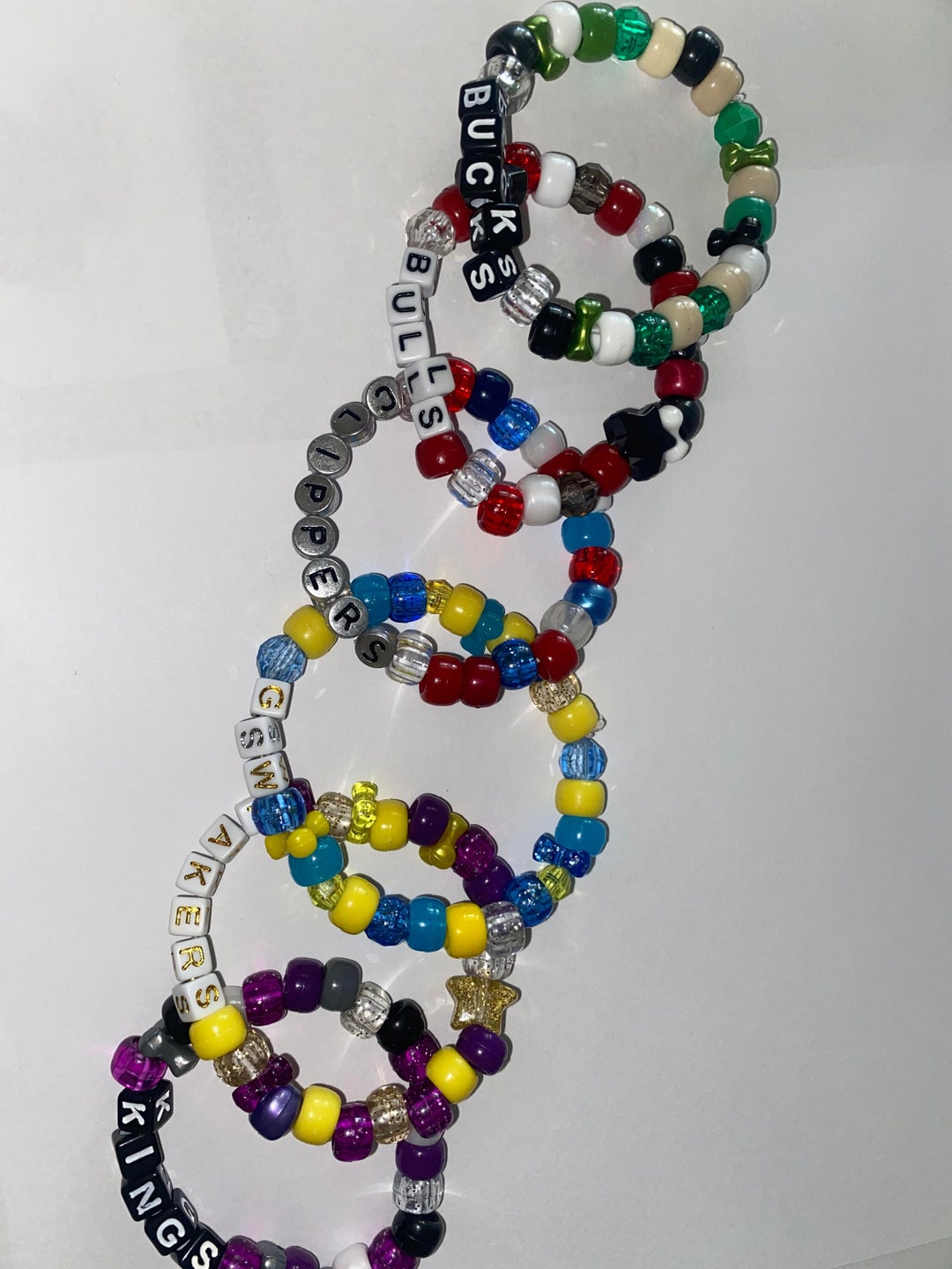 NBA Team Bracelet - Etsy