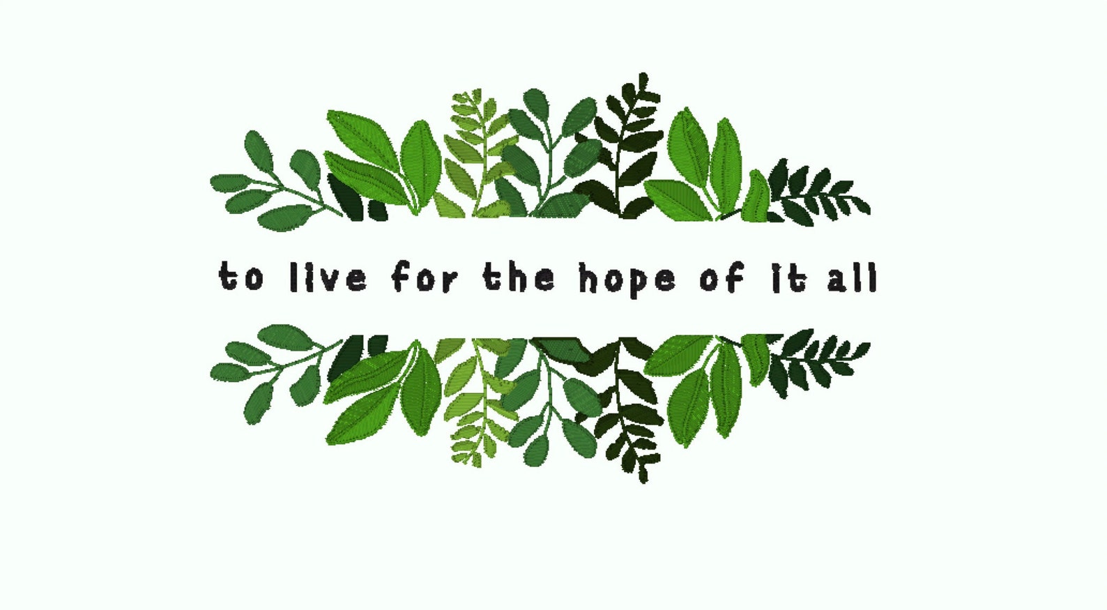 Toliveforthehopeofitall Border Embroidery File - Etsy