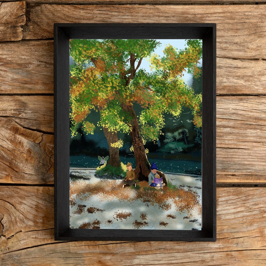 Digital Illustration, the Elves of the River, Fantasy Painting ,elves ...