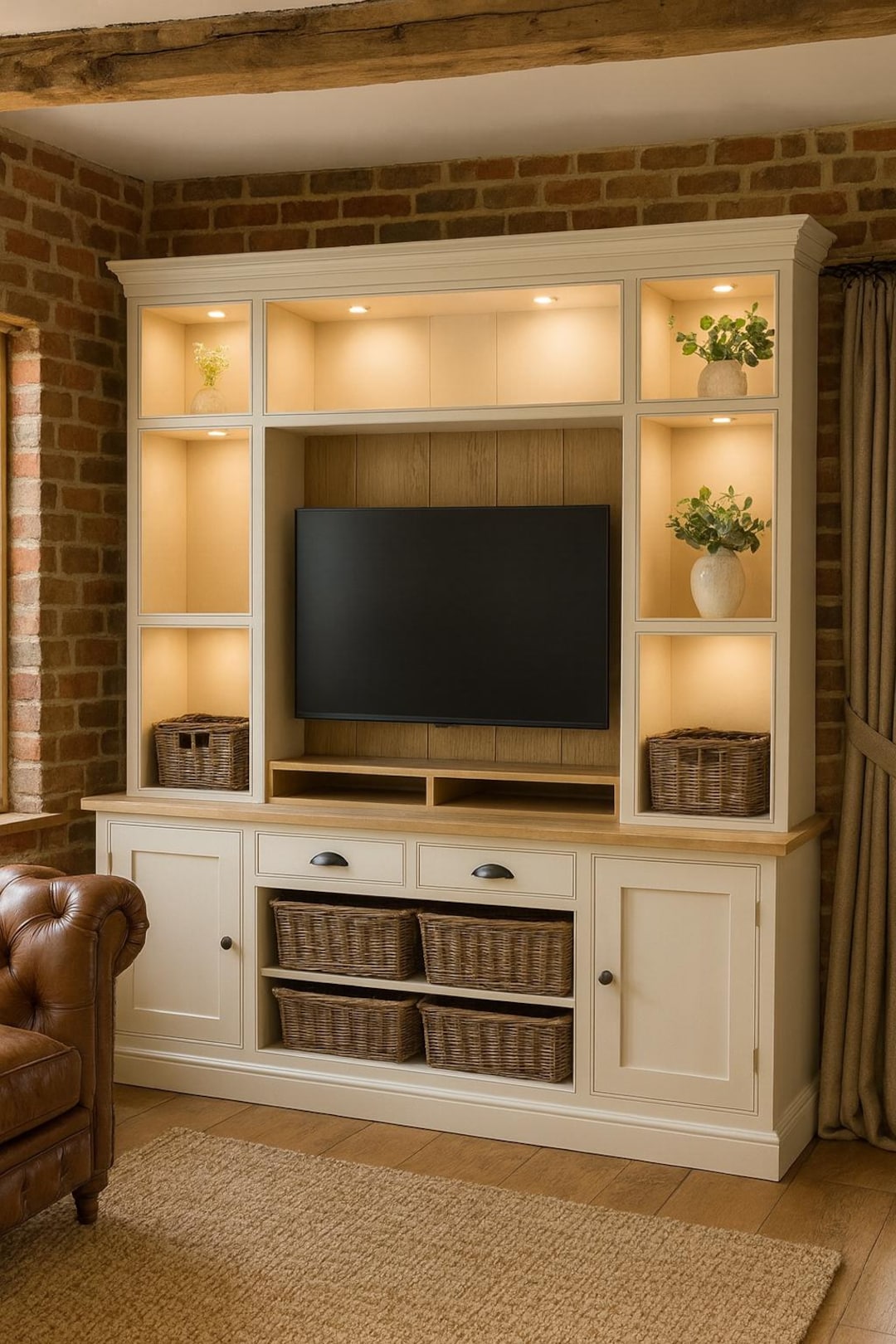 Bespoke Media Wall Units (made to Measure) - Etsy UK