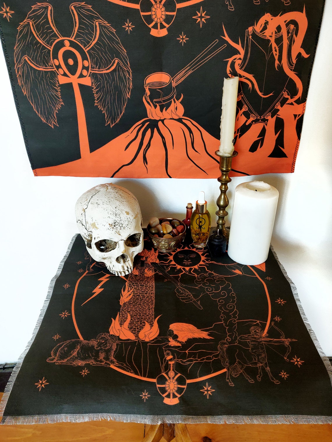 Fire Altar Cloth COLOR OPTIONS 16 Altar Cloth Decor - Etsy