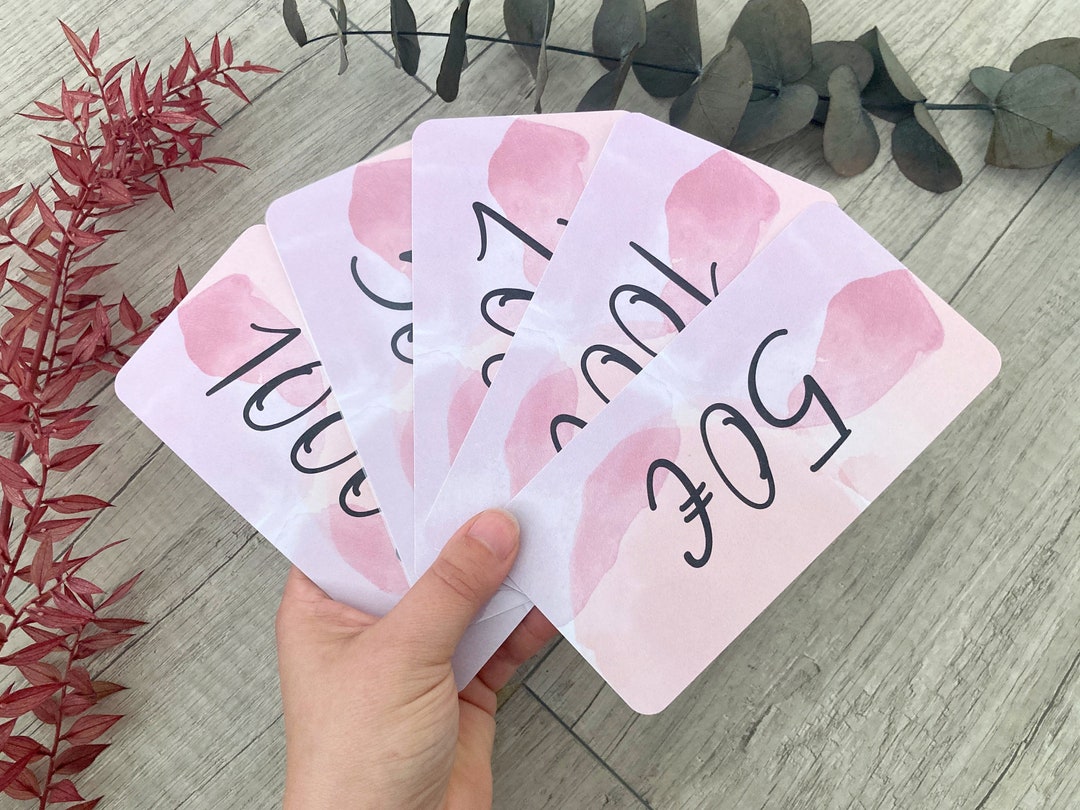 Platzhalter für Geldscheine I "Dusty Rose" I Umschlagmethode I ...